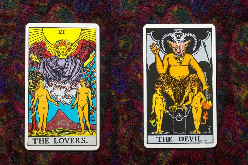 Tarot Meanings The Devil And The Lovers Combination LeadByStars